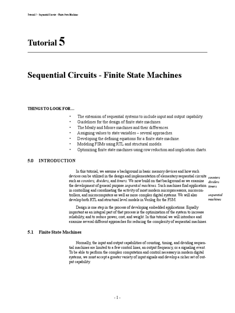 Tutorial 5 | PDF | Pattern Recognition | Sequence