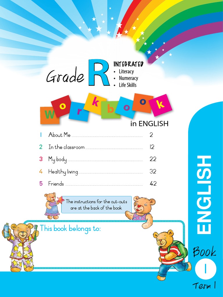 2014 Workbook1 English Grade R Book 1 | PDF | Foot | Leisure