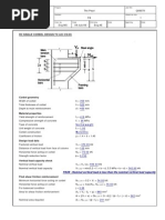 Square Concrete Pedestal Design Calculation Sample | PDF | Building ...