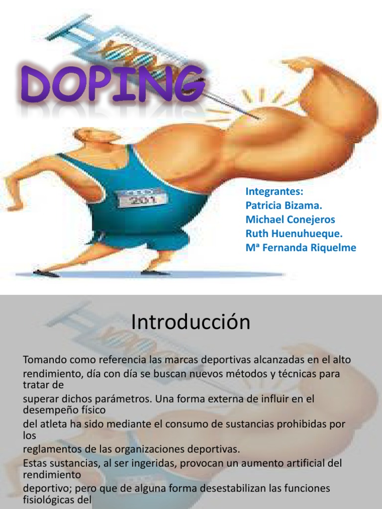 Doping Farmaco | PDF | Dopaje en el deporte | Testosterona
