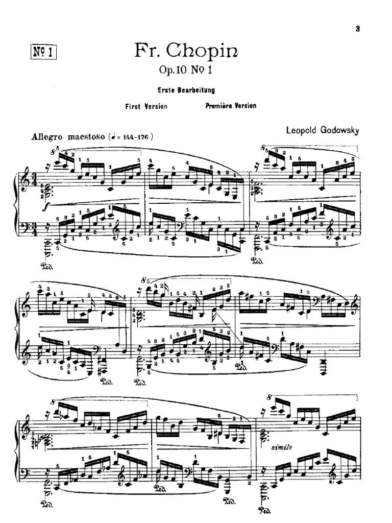 Chopin-Godowsky - Complete Etudes | PDF
