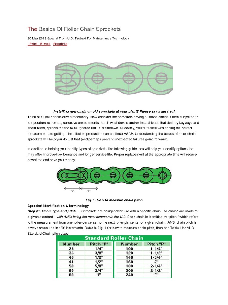 Roller Chain Guide | PDF | Screw | Machining
