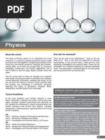 Ah Physics Course Spec | PDF | Stars | General Relativity