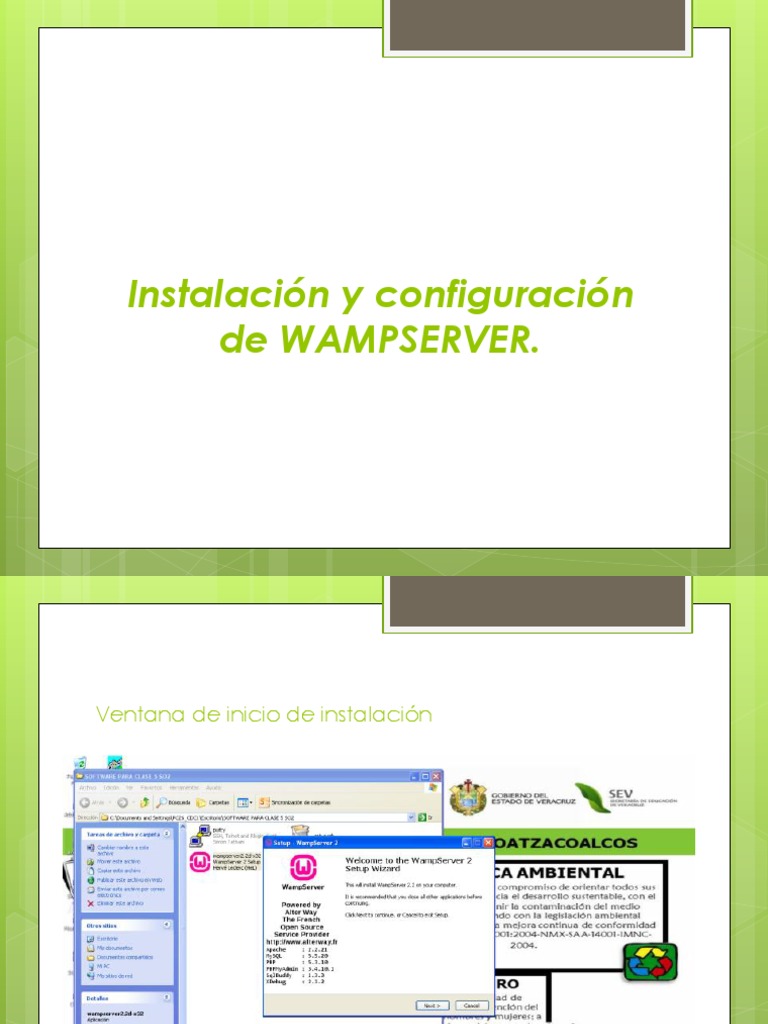 Guía paso a paso para la instalación y configuración de WAMPSERVER así ...