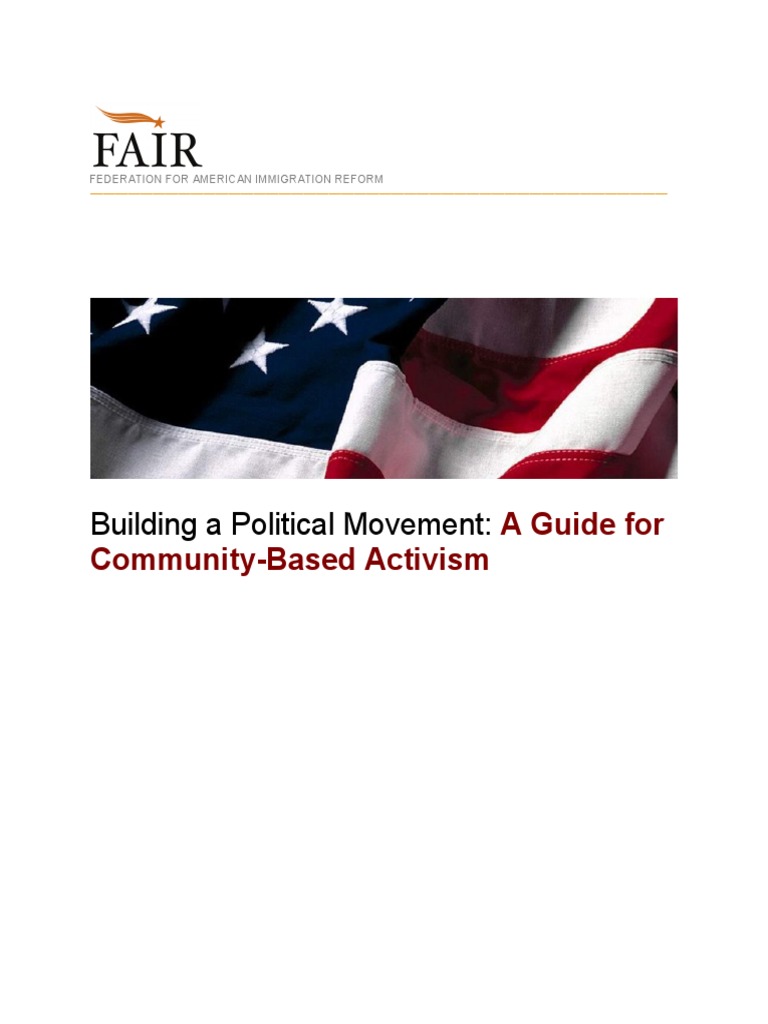 Building A Political Movement: A Guide For Community-Based Activism ...