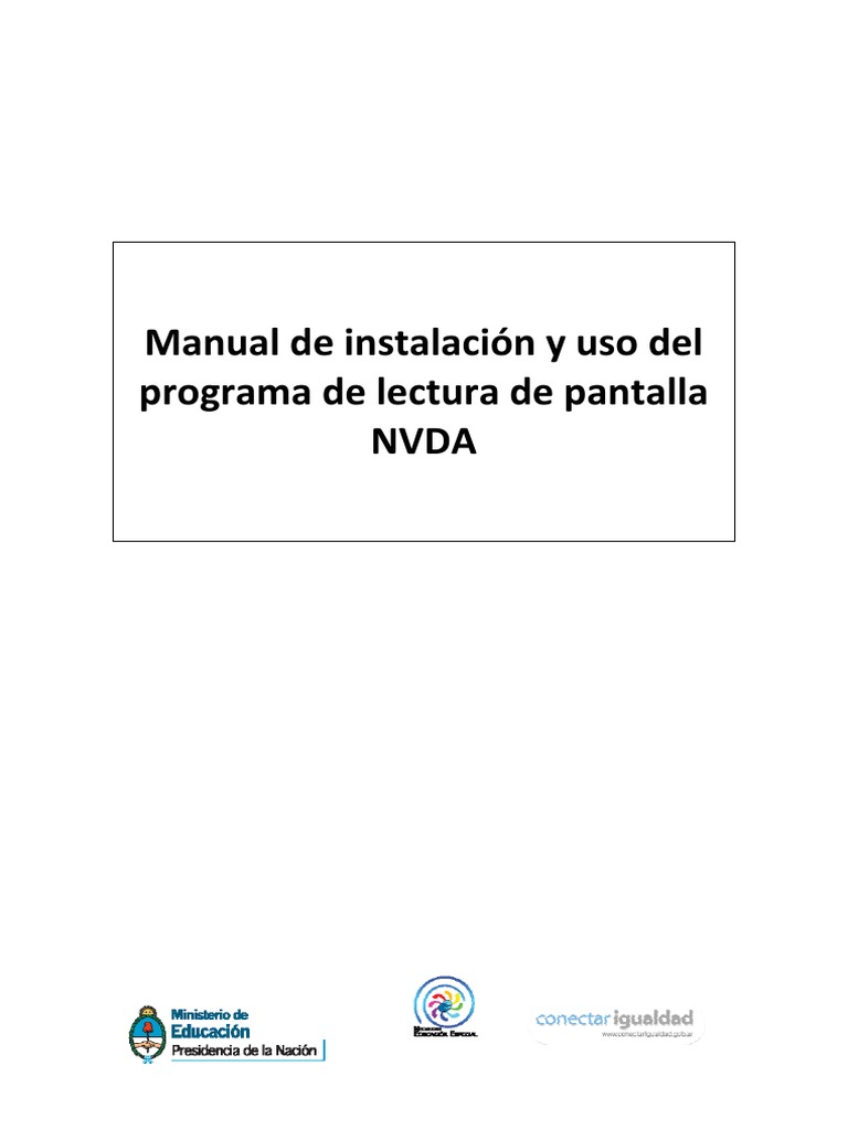 Manual Nvda | Descargar gratis PDF | Ventana (informática) | Archivo de computadora