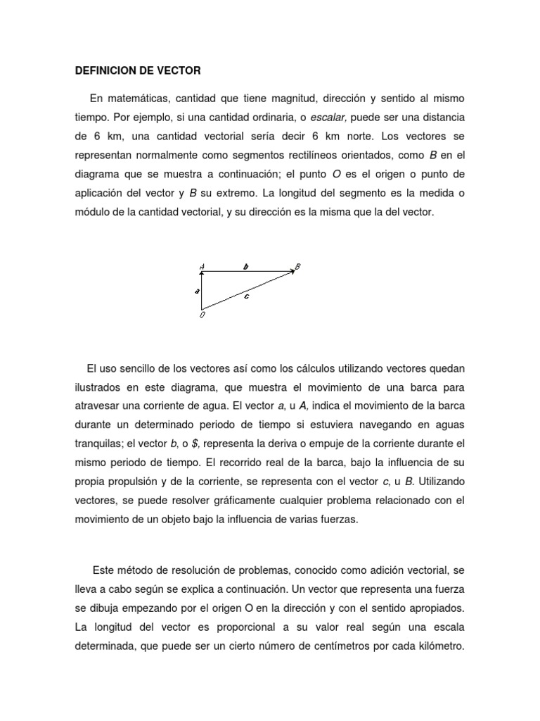 Estatica VECTORES | PDF | Vector Euclidiano | Sistema de coordenadas ...