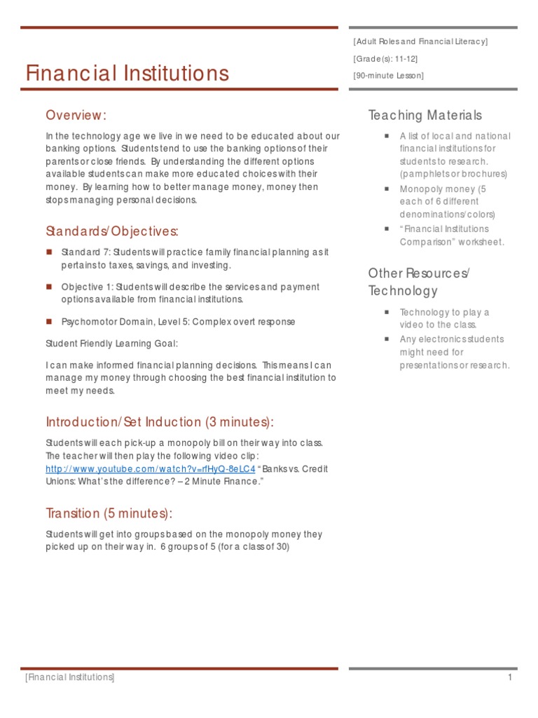 Roleplay | PDF | Financial Literacy | Money