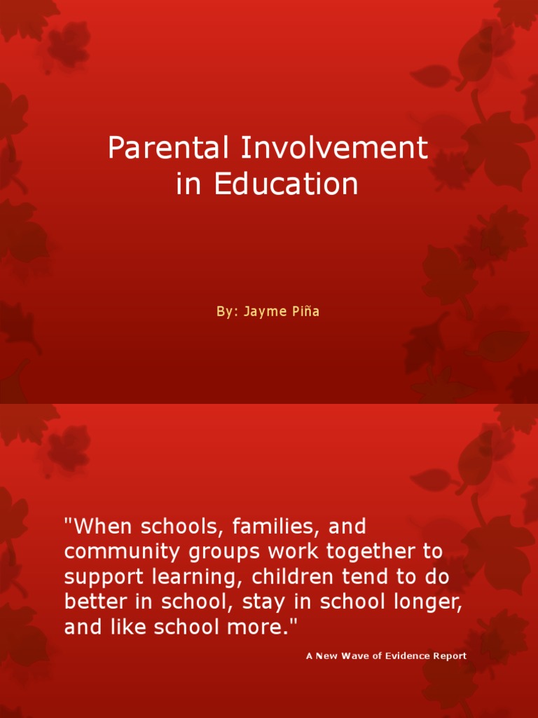 Engaging Parents in Education | PDF