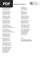 Letra de La Marcha Del Estado de Zacatecas | PDF