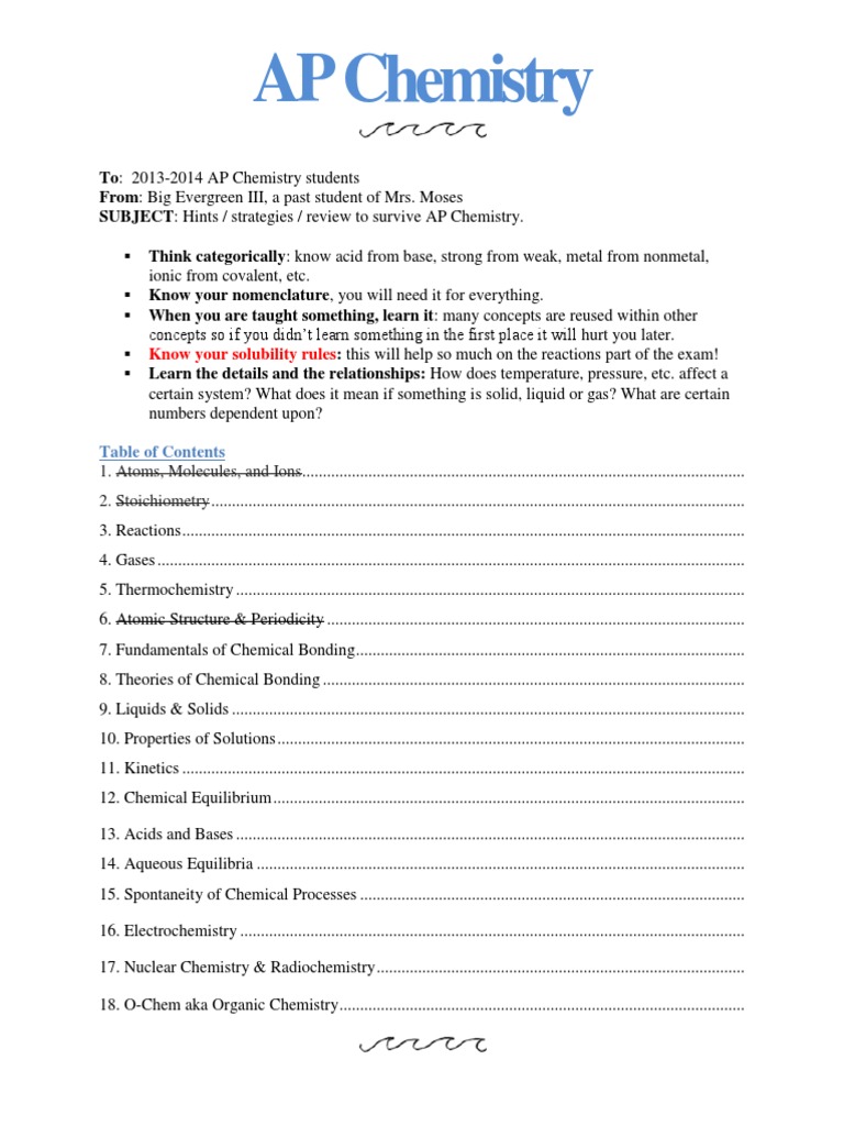 AP Chemistry: Chapter 3 - Stoichiometry | PDF | Atomic Mass Unit | Mole ...