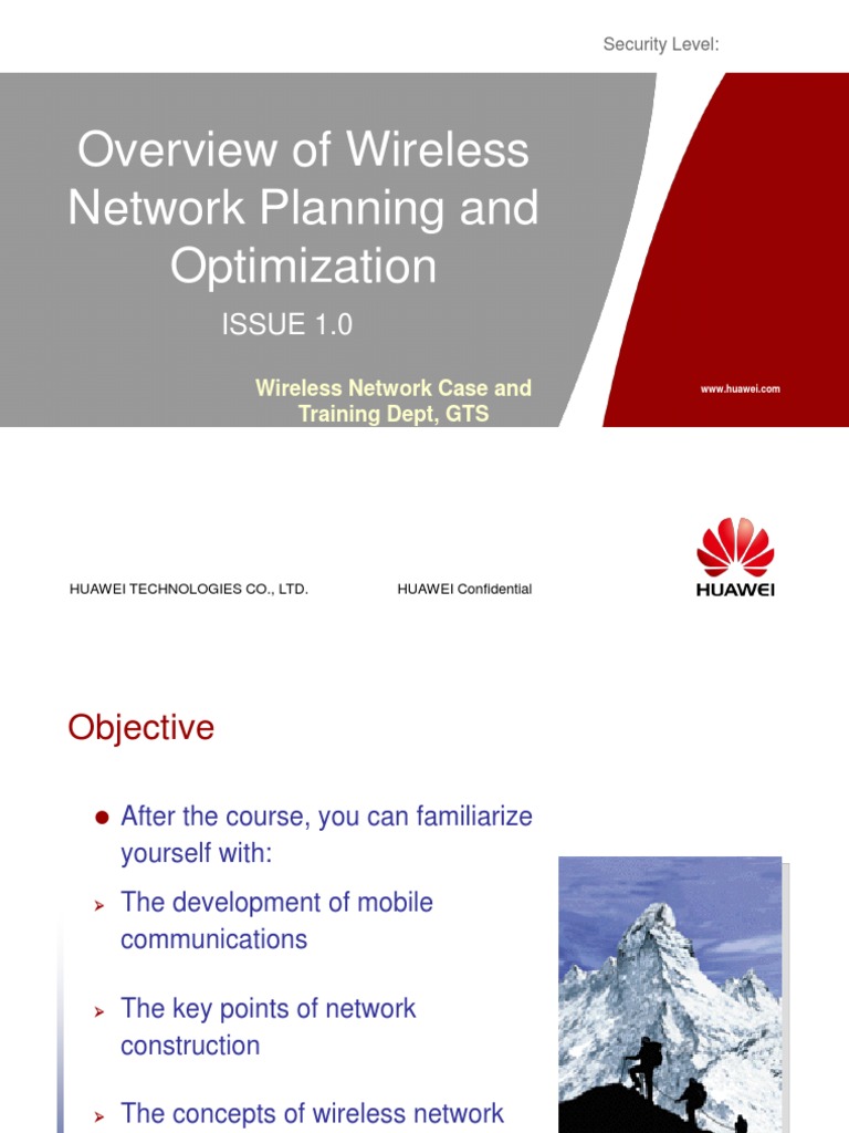 OG 001 Overview of Wireless Network Planning and Optimization ISSUE1.0 ...