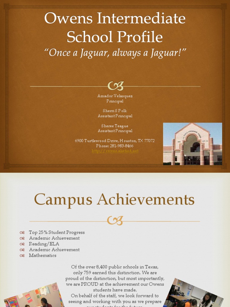 Owens Intermediate School Profile Powerpoint | PDF | Gifted Education ...