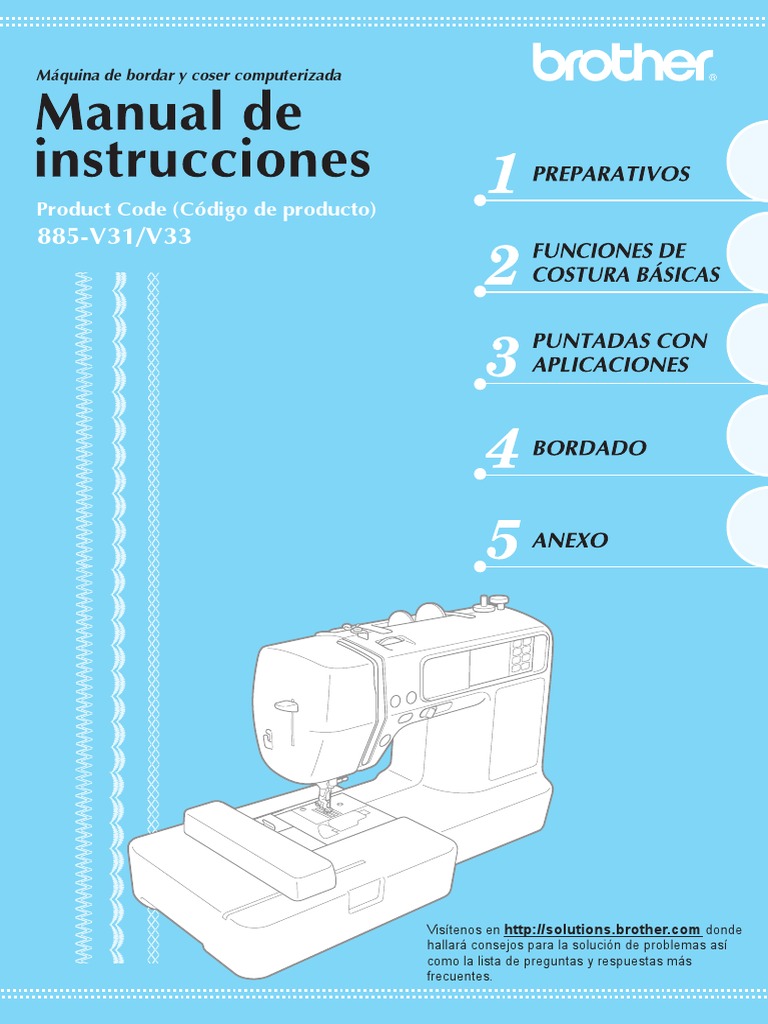 Manual de la Máquina Brother SE-350 | PDF | Enchufes y tomas de ...