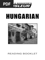 The Hungarian Word Order | PDF | Sentence (Linguistics) | Syntax