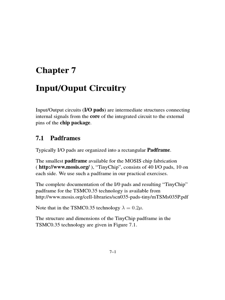 IO Design, ESD | PDF | Mosfet | Integrated Circuit