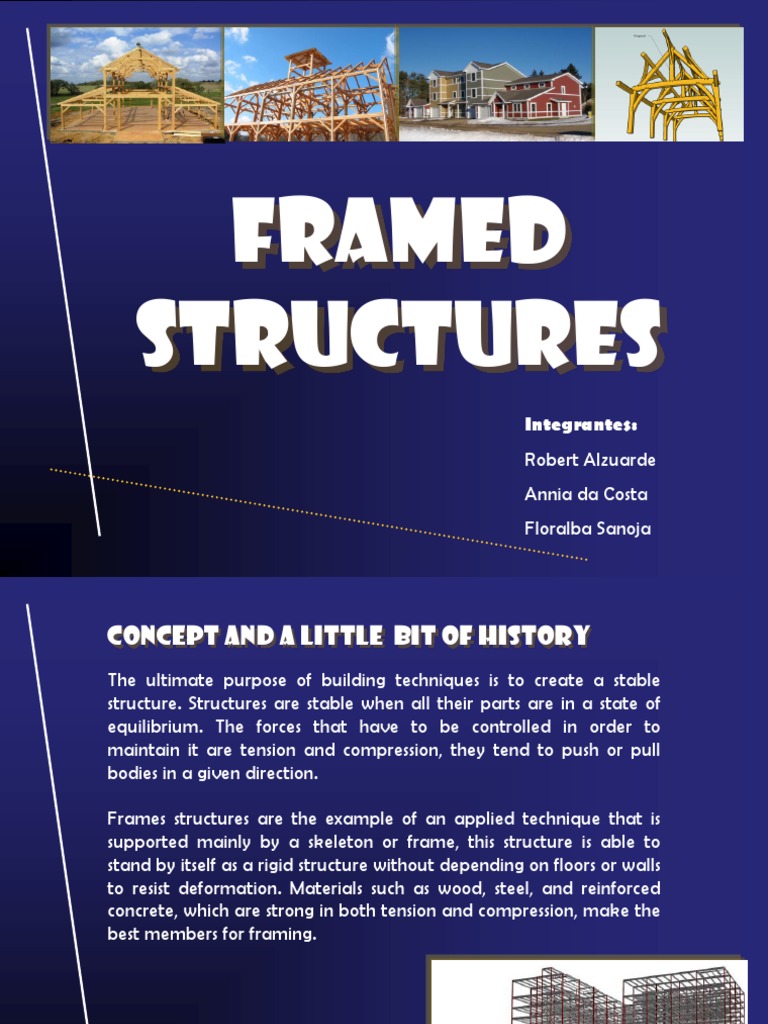 Framed Structures | PDF | Framing (Construction) | Architectural Elements