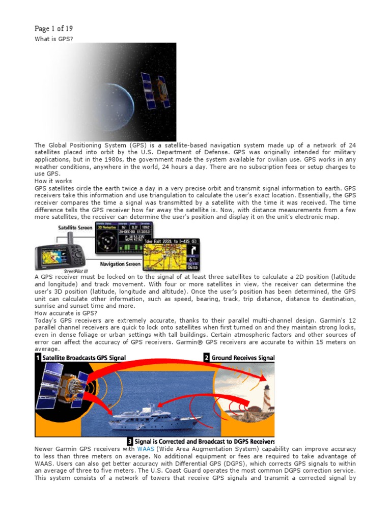 What Is GPS | PDF | Global Positioning System | Satellite