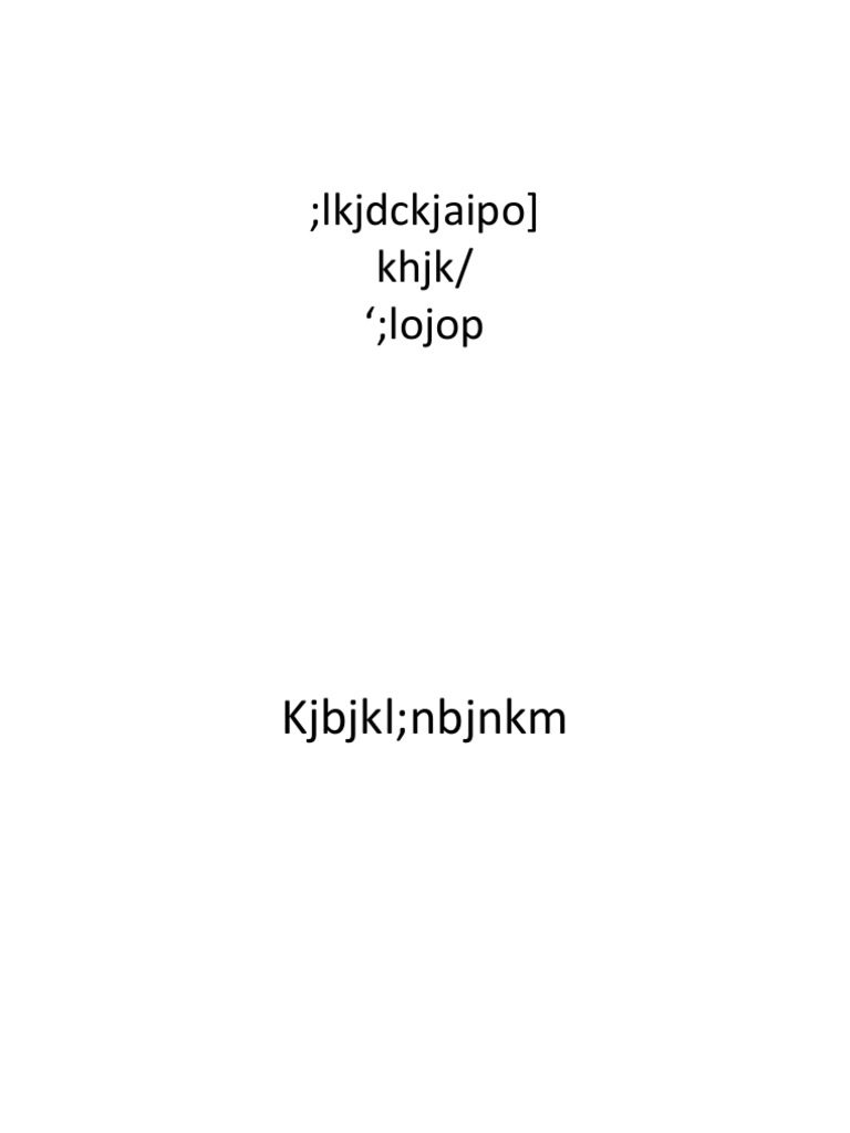 Lkjdckjaipo) KHJK/ Lojop | PDF