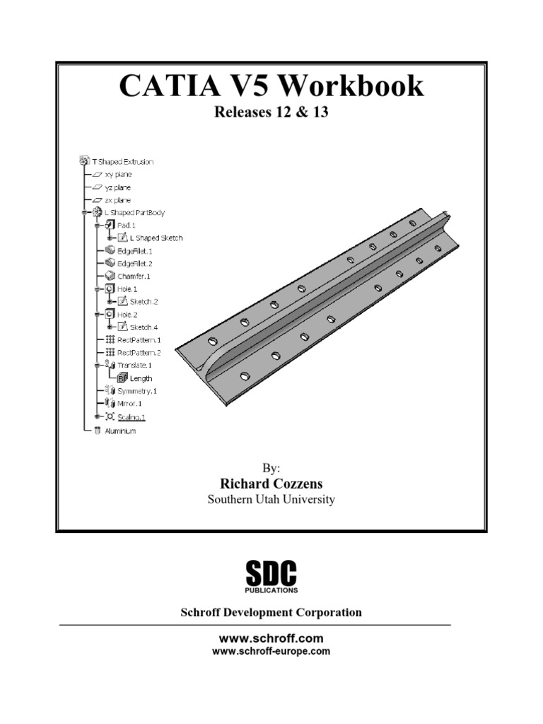 CATIA V5 Workbook by Richard Cozzens | PDF | Menu (Computing) | 3 D ...