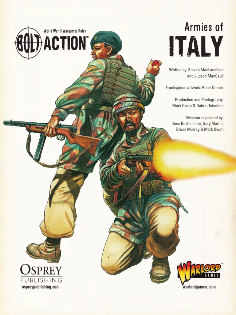 Bolt Action - Basic Italian Army List | PDF | Anti Tank Warfare | Tanks