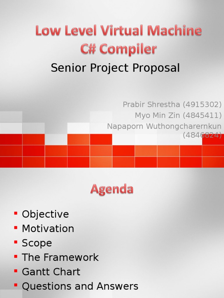 Low Level Virtual Machine C# Compiler Senior Project Proposal ...