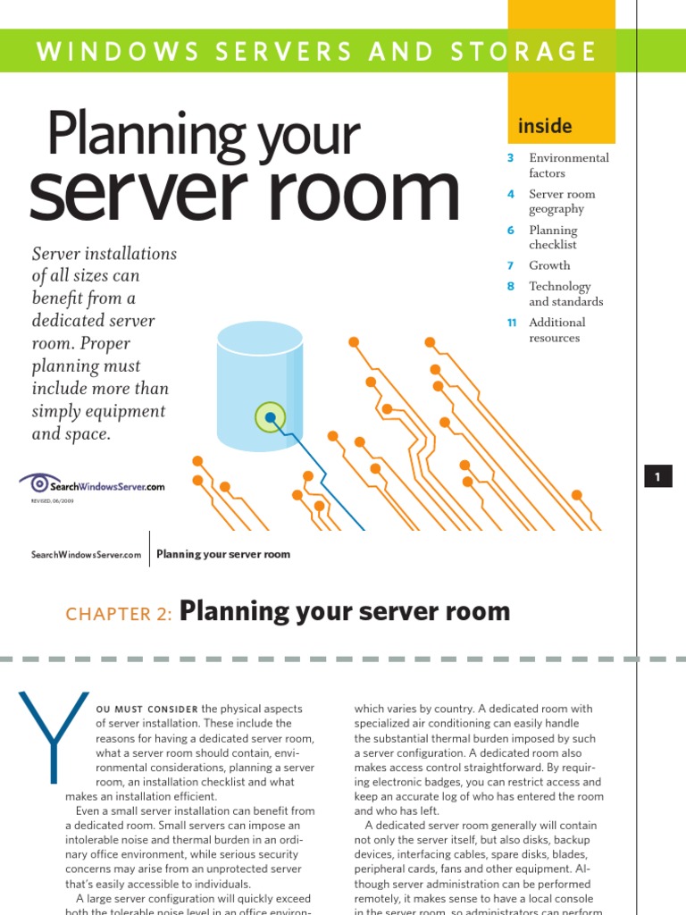 Planning Your: Server Room | PDF | Dell | Server (Computing)