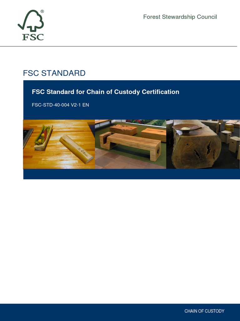 FSC-STD-40-004 V2-1 en Chain of Custody Certification | Download Free PDF | Forest Stewardship ...