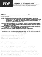 Peer Editing Worksheet | PDF