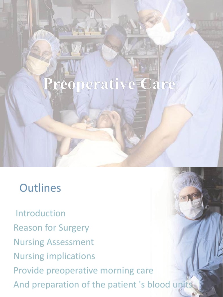 Preoperative Care | Surgery | Patient