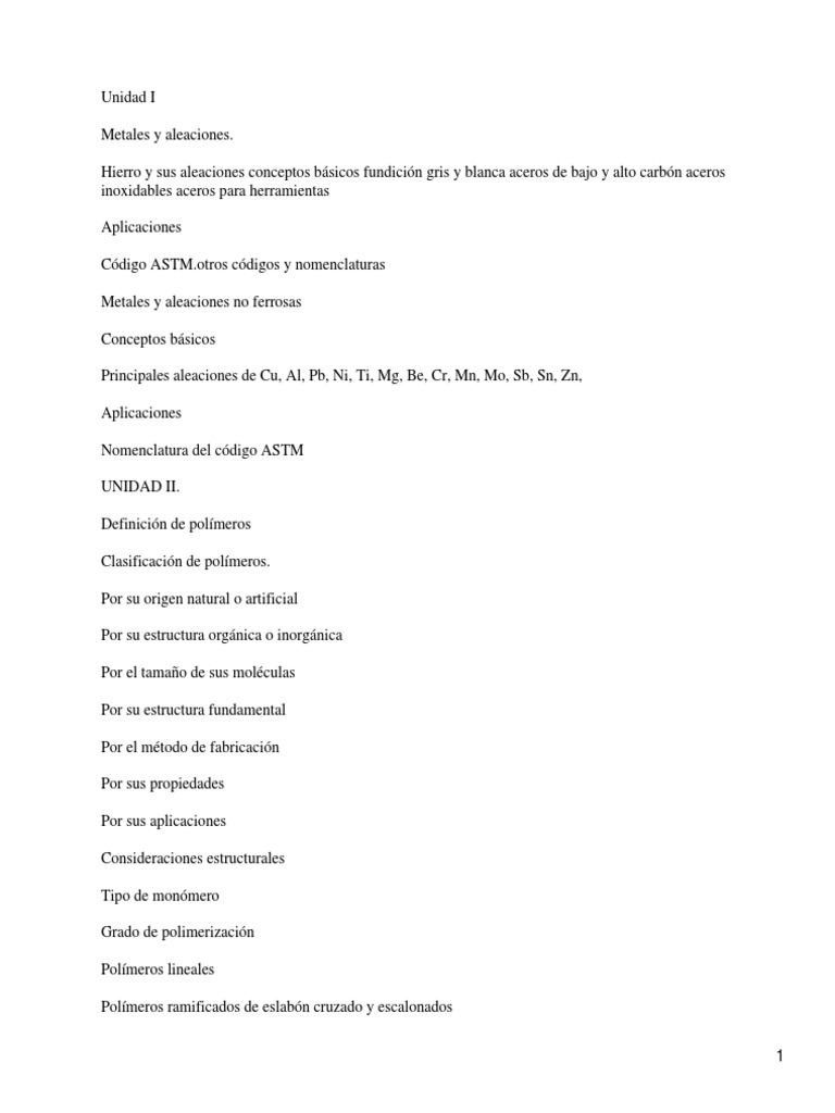 Materiales en Ingenieria | PDF | Polímeros | Rieles