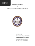 Arduino Nano Propeller LED Analog Clock Syn | PDF | Arduino | Power Supply