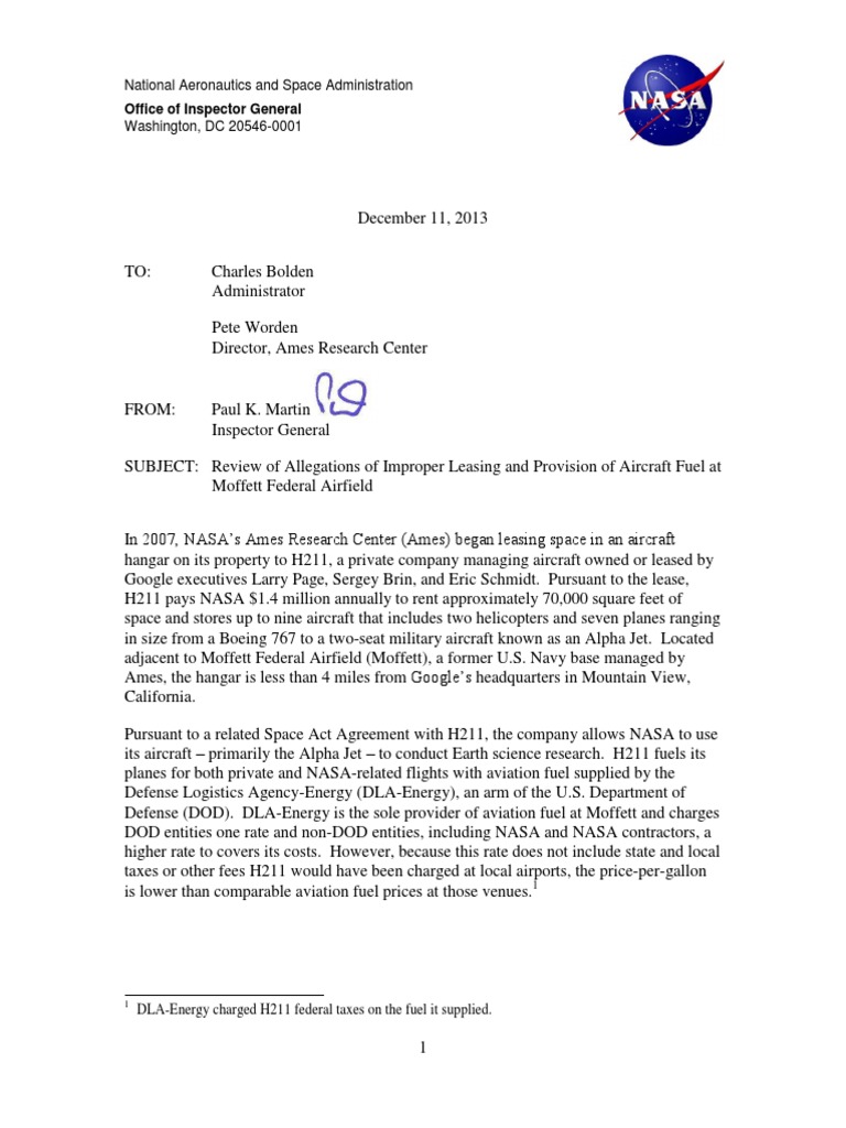 NASA Report | PDF | Ames Research Center | Nasa