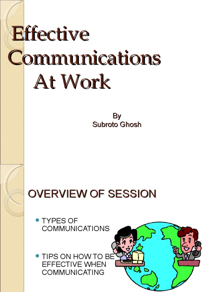 Effective Communication at Work Place | PDF | Voicemail | Telephone