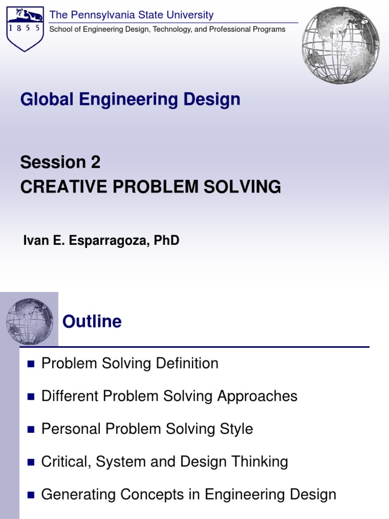 Problem Solving | PDF | Engineering Design Process | Critical Thinking