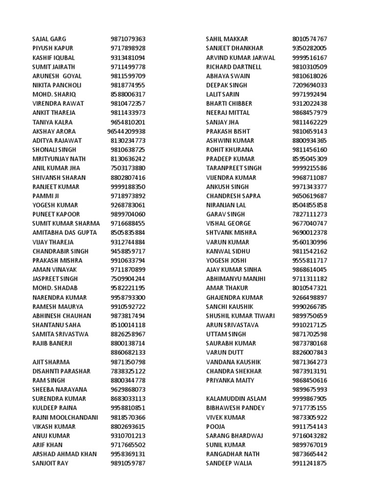 Calling Tele Calling Data | PDF