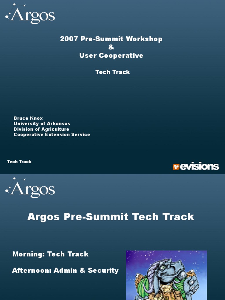 Argos Tech Track | PDF | Microsoft Access | Sql