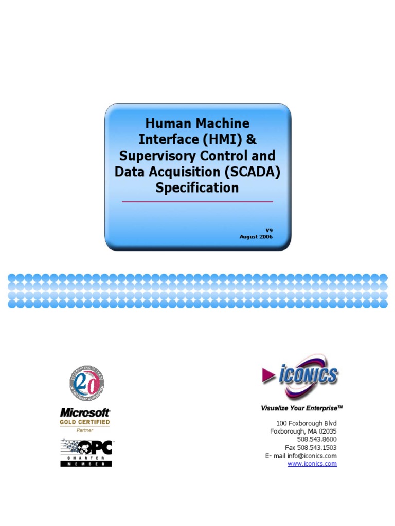 Wp-HMI SCADA Specification | PDF | Scada | String (Computer Science)