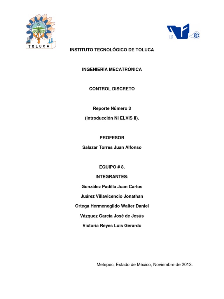 Introducción a NI ELVIS II en Control Discreto | PDF | Elvis Presley ...