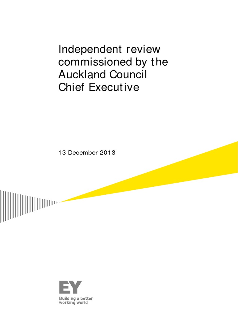 Independent Review Report FINAL 131213 | PDF | Expense | Government