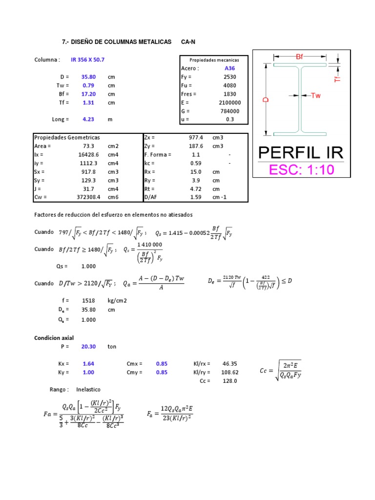 Columnas Perfil IPR ASD | PDF
