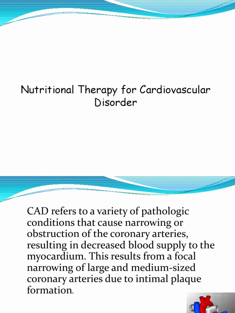 Nutritional Therapy For Cardiovascular Disorder | PDF | Cardiovascular ...