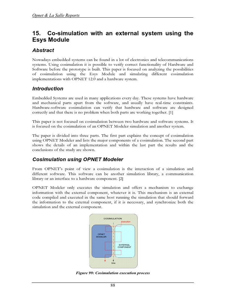 Co-Simulation With An External System Using The Esys Module | PDF ...