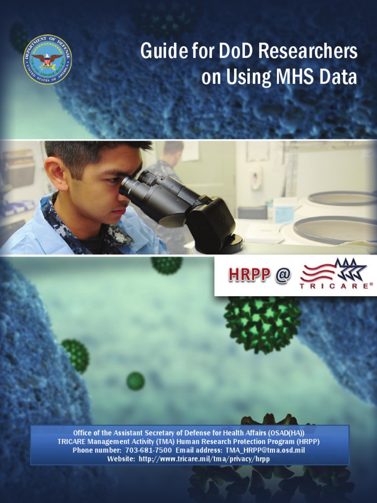 Guide For DoD Researchers On Using MHS Data | PDF | Institutional ...