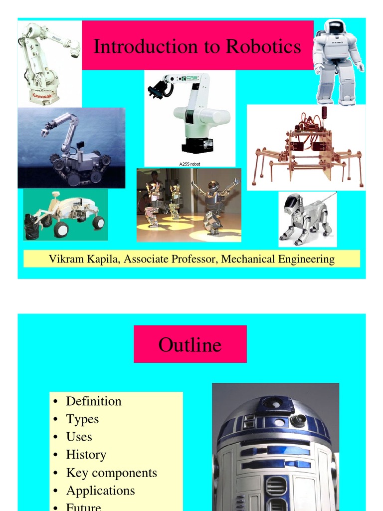 Intro Robotics Pdf Robot Robotics 