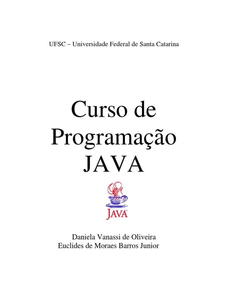 Curso Javabasico Completo Pdf Classe Programação De Computadores Java Linguagem De