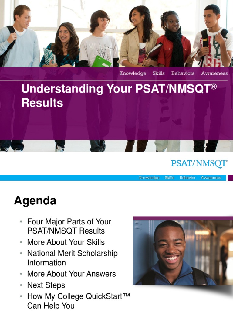 Understanding Psat NMSQT Results Presentation | PDF | Psat/Nmsqt | Sat