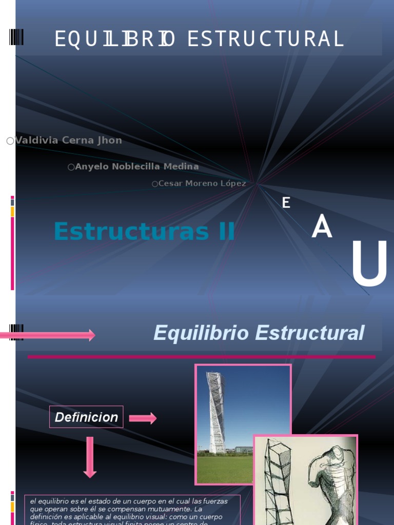 EQUILIBRIO ESTRUCTURAL