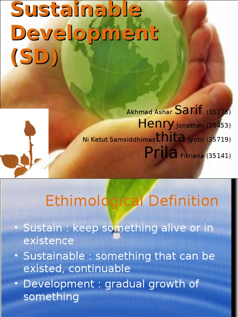 Sustainable Development | PDF | Environment | Sustainable Development