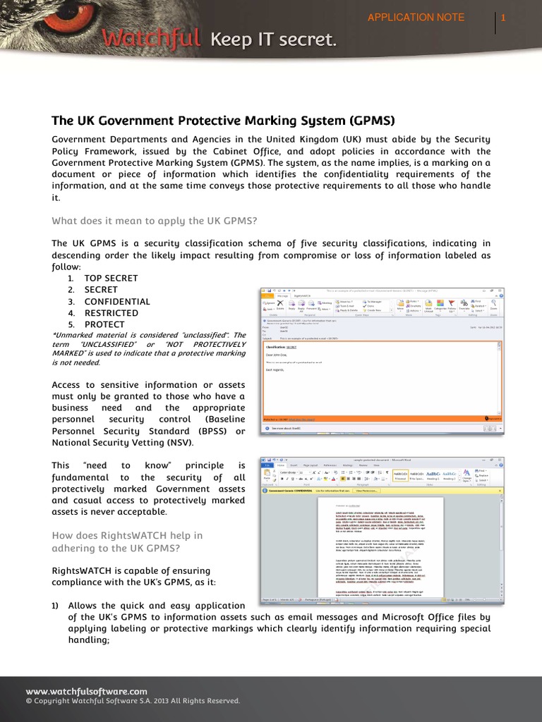 What Does It Mean To Apply The UK GPMS? | Download Free PDF | Intellectual Works | Government